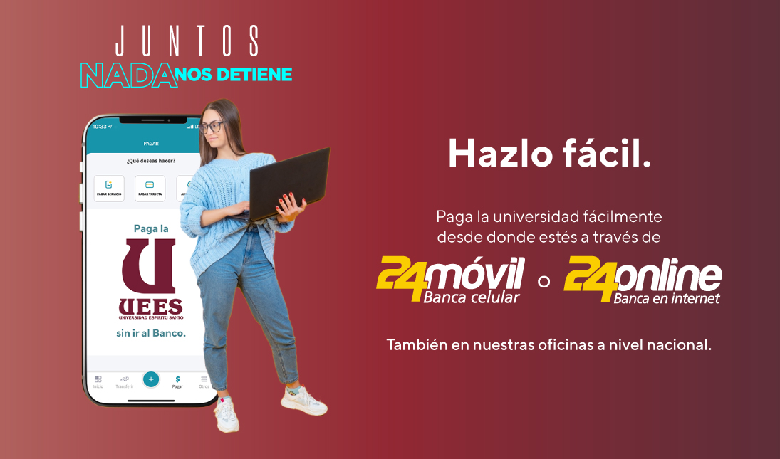 ¡Paga la UEES desde donde estés!